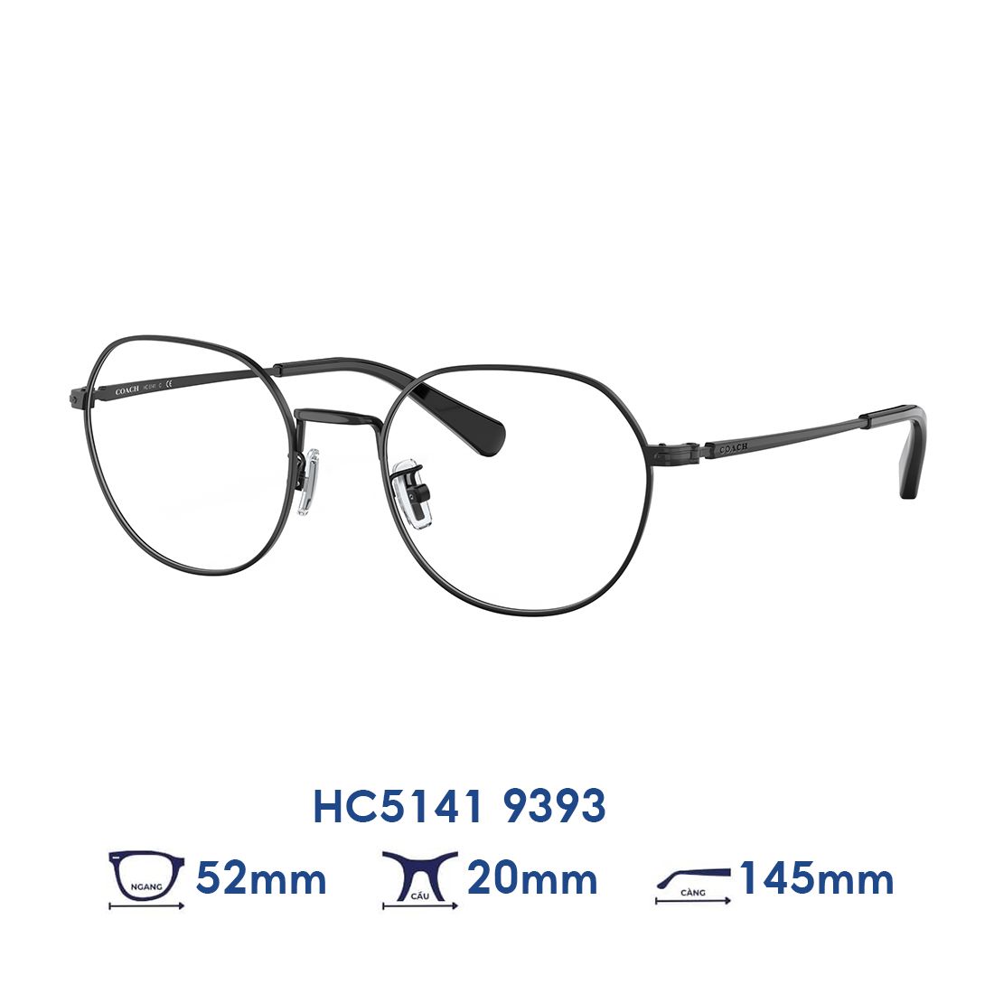 Gọng kính Coach HC5141 9393 – LienSon