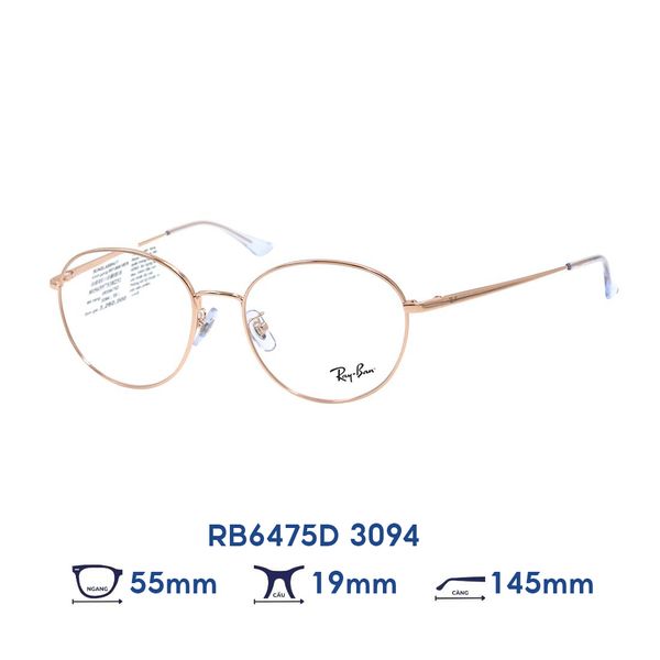 Gọng kính RAYBAN RB6475D 3094 cách tinh tế và chất lượng bền bỉ. – LienSon
