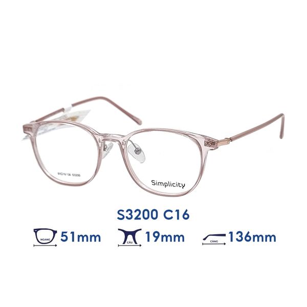 Gọng kính Simplicity S3200 C16 – LienSon