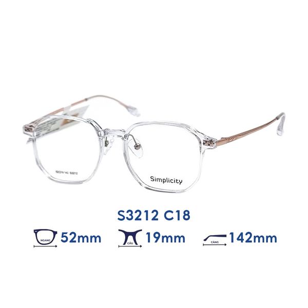 Gọng kính Simplicity S3212 C18 – LienSon