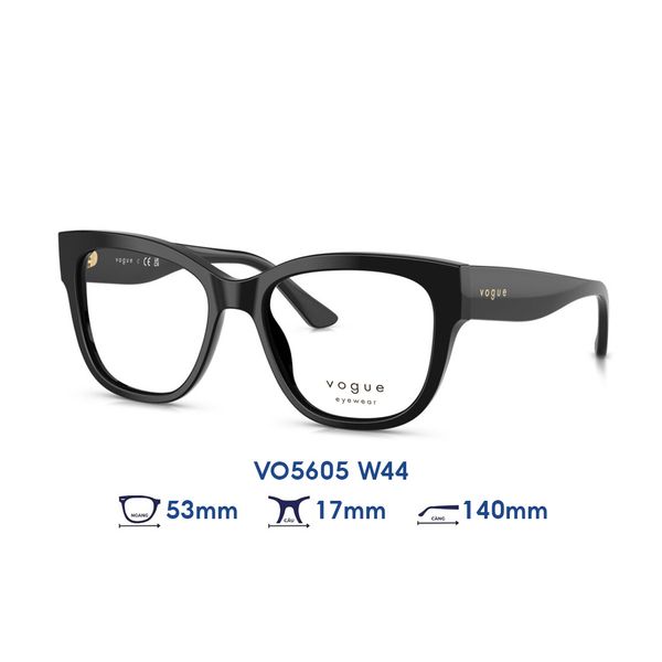 Gọng kính VOGUE VO5605 W44 Đen Thời trang 2025 | Giảm 20% | Bảo Hành 1 ...