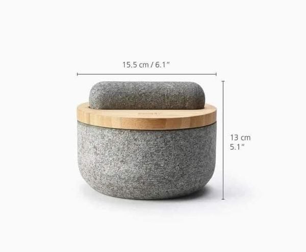 Bộ chày cối Joseph Joseph 20176 Dash Pestle & Mortar with Bamboo Lid