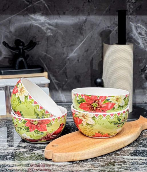 Set 4 bát phở sứ cao cấp Magrace 15cm
