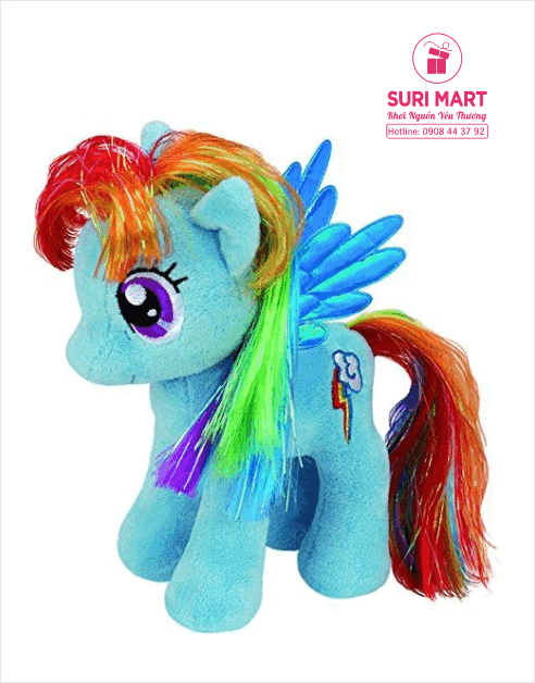 BỘ 6 CON THÚ BÔNG MY LITTLE PONY - CAO 15CM – SURI MART | SIÊU THỊ QUÀ TẶNG