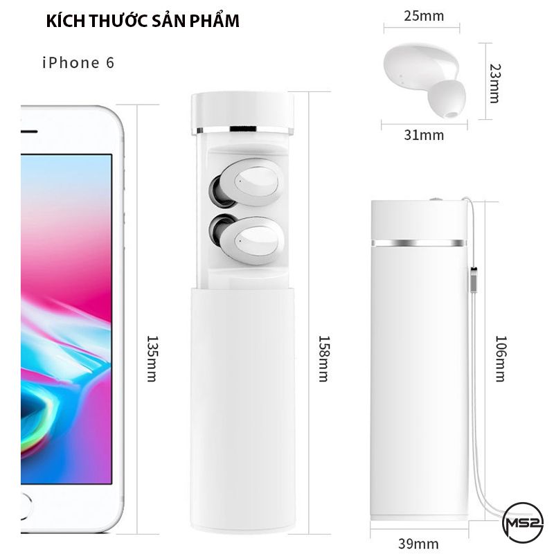 Tai nghe Bluetooth cao cấp TWS X7 – Macstore24h