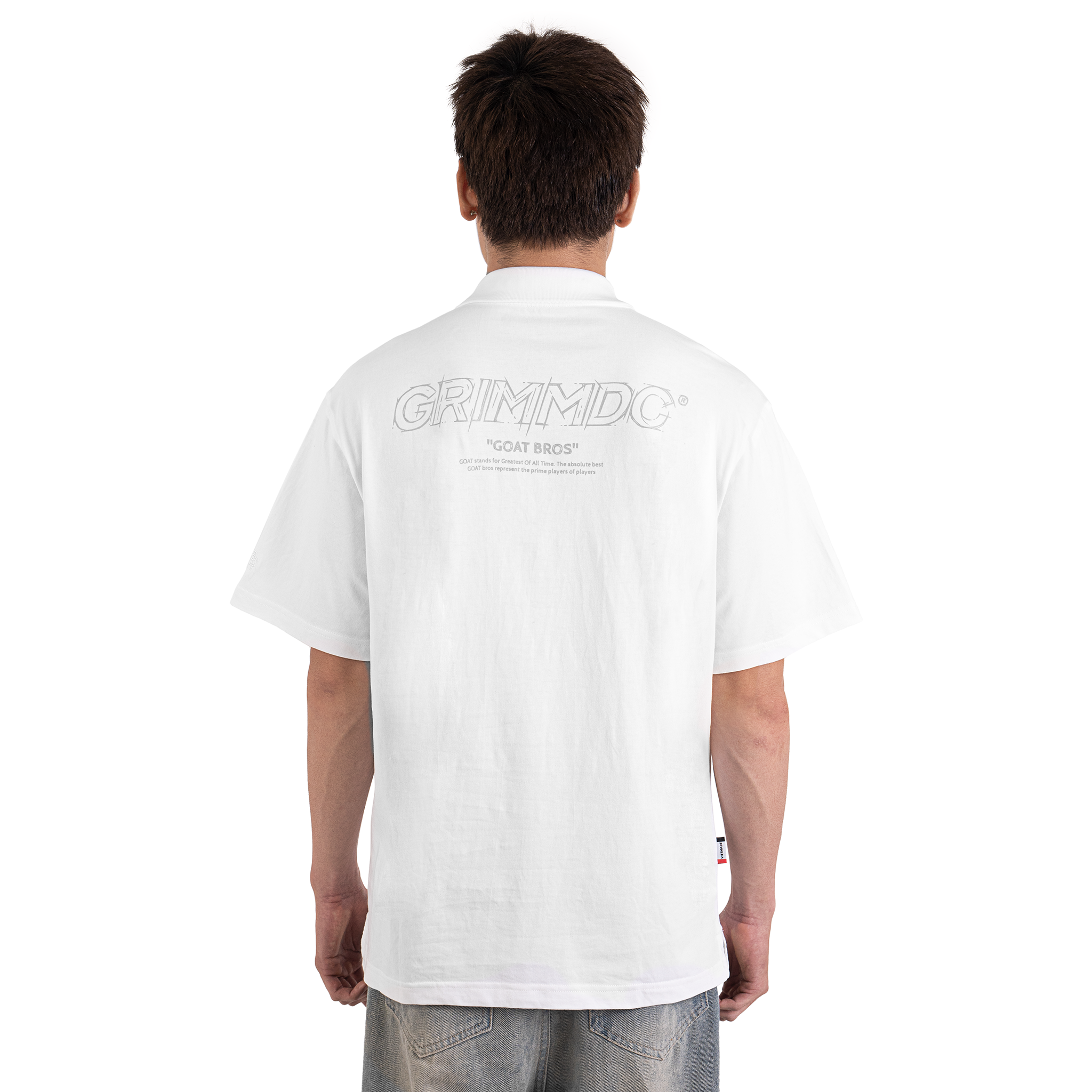 GOAT BROS polo // White – Grimm DC