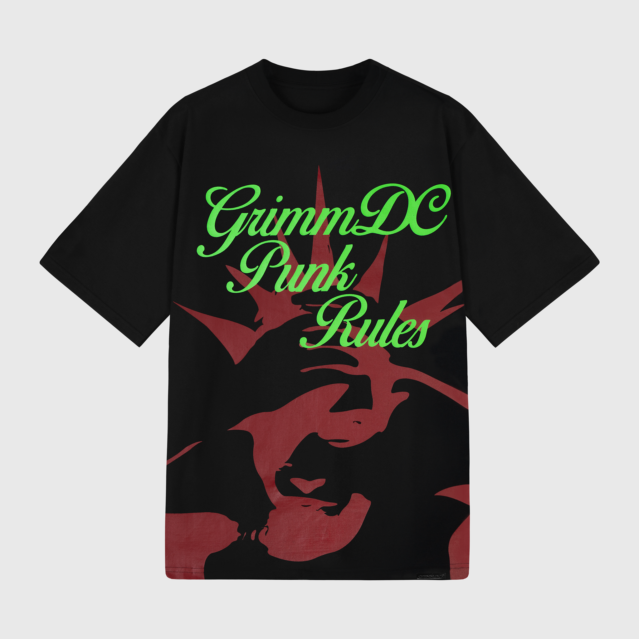 Áo Grimm DC punk rules // Black