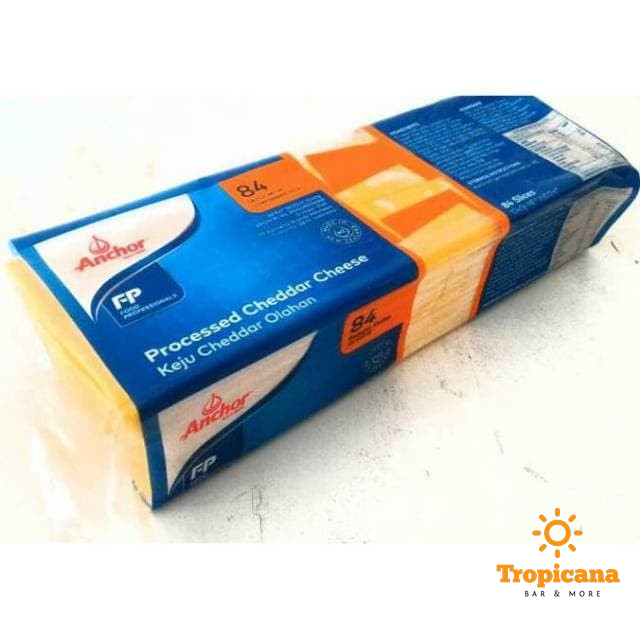 Phô mai lát Cheddar Anchor New Zealand 84 lát - Gói 1040g – Tropicana