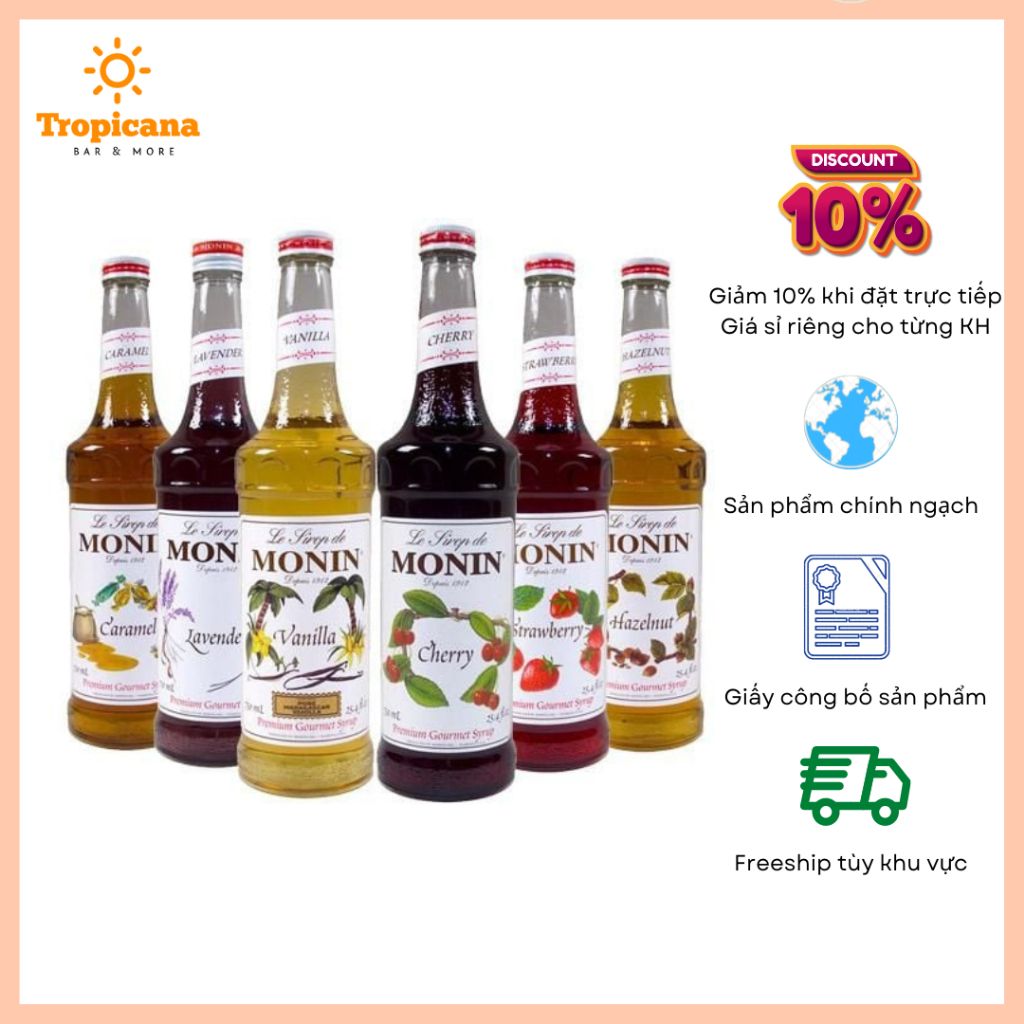 Syrup Monin Lựu (Grenadine) - Chai 700ml – Tropicana