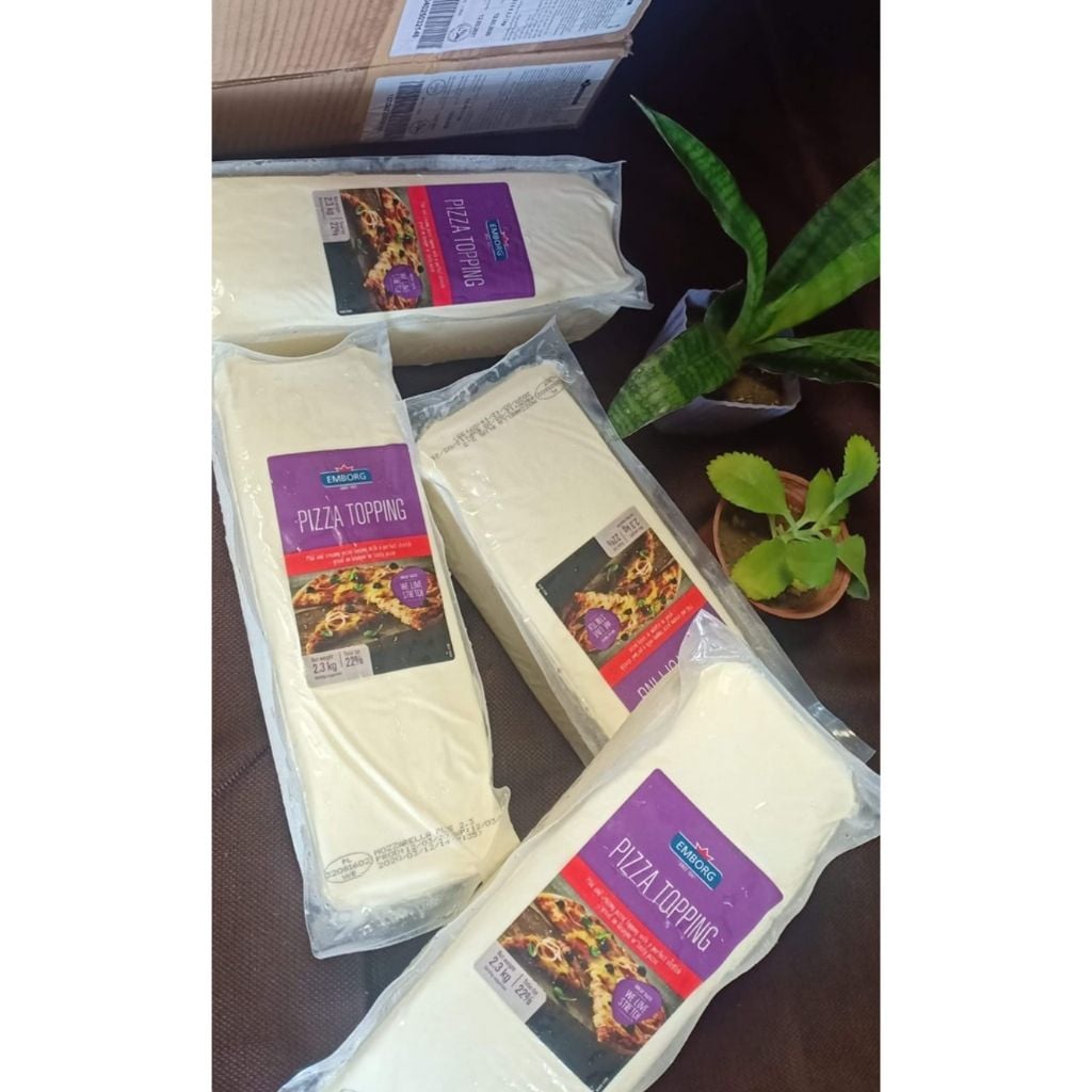 Phô mai Pizza Topping Emborg - Khối 2.5kg – Tropicana