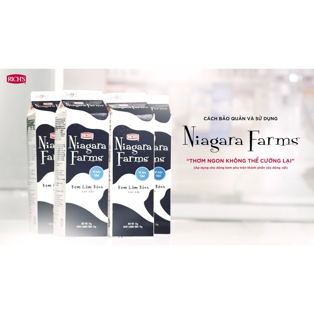 Kem Topping Niagara Farm - Hộp 1kg – Tropicana