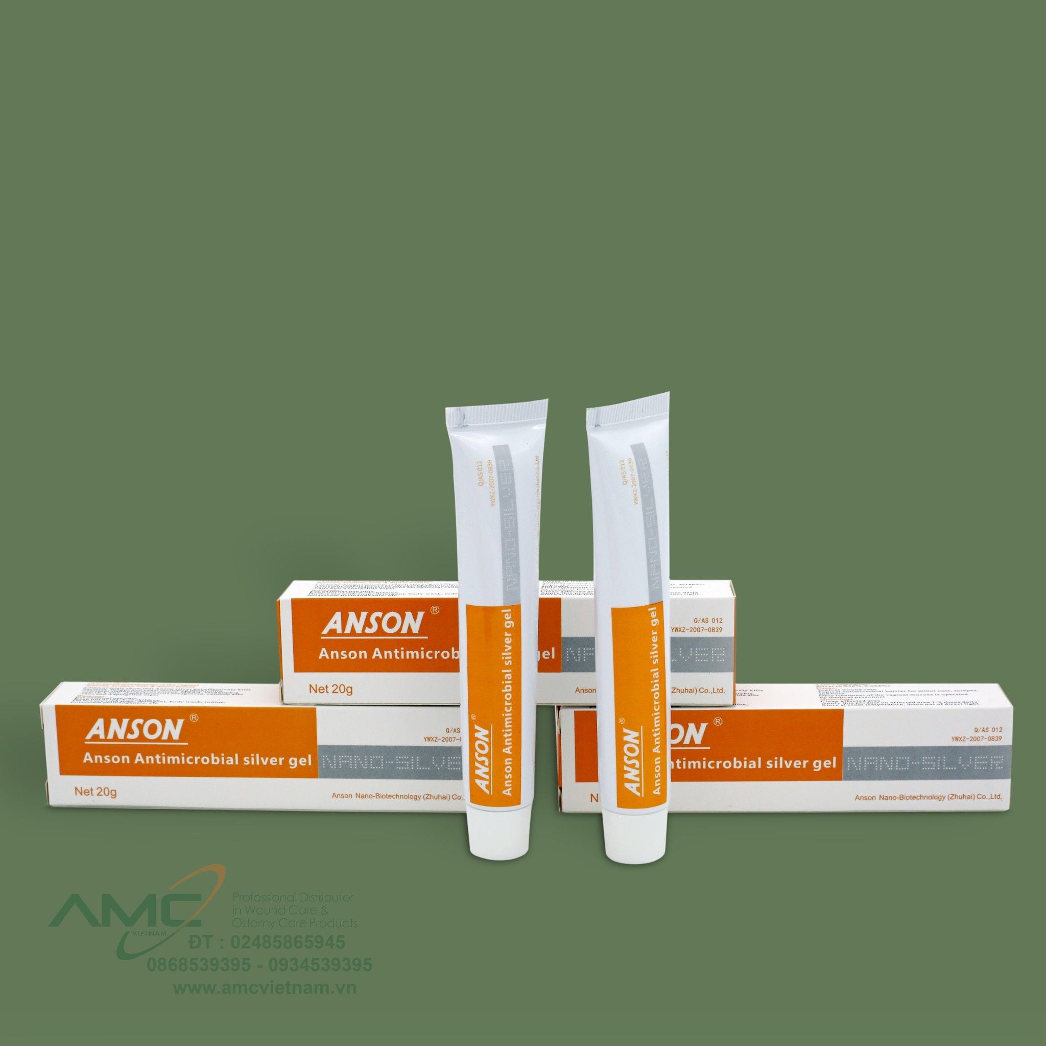 Anson Antimicrobial Silver Gel 20g – amcvietnam