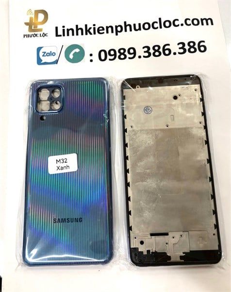 Vỏ Bộ Samsung M32 Xanh – Phước Lộc Mobile - Mua Bán - Sữa chữa Điện Thoại - Linh Kiện Điện Thoại ...