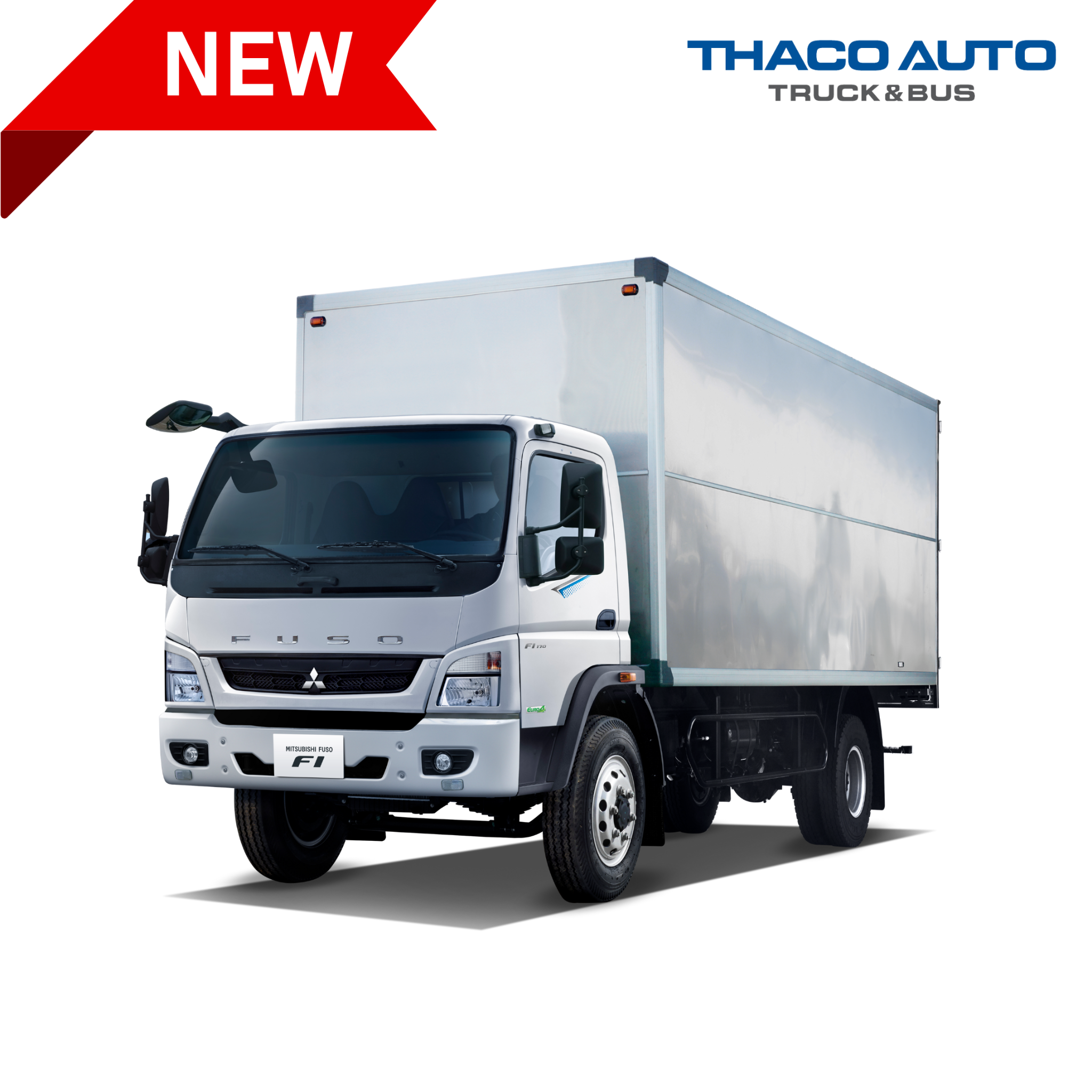 Xe tải Mitsubishi 8 tấn | Fuso FI 170L | Thùng kín – THACO Bình Triệu