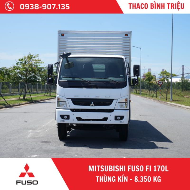 Xe tải Fuso 8 tấn | Fuso FI 170L | Thùng kín – THACO Bình Triệu