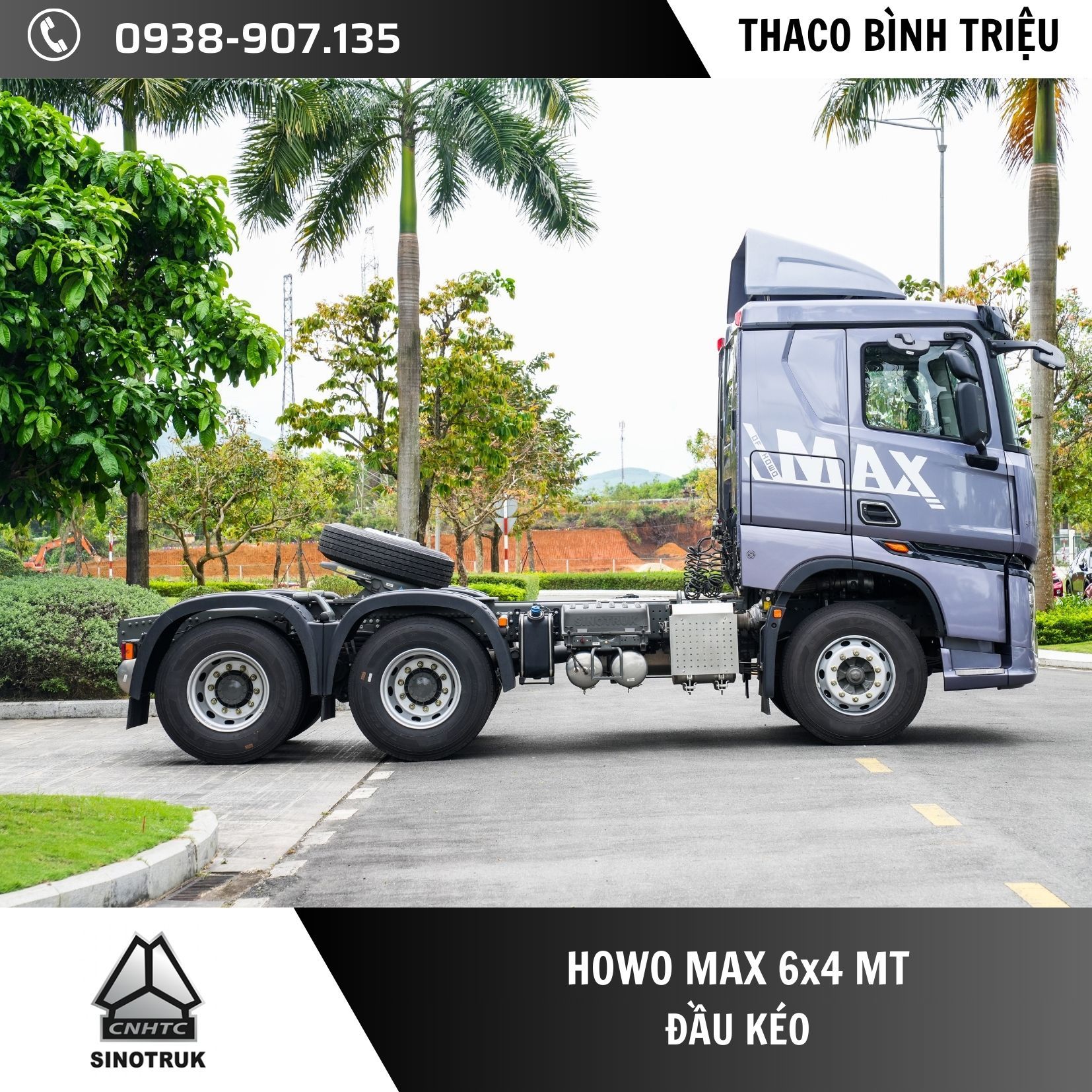 Howo Max 6x4 | Đầu kéo Howo | MT phiên bản số sàn | Nóc thấp – THACO ...