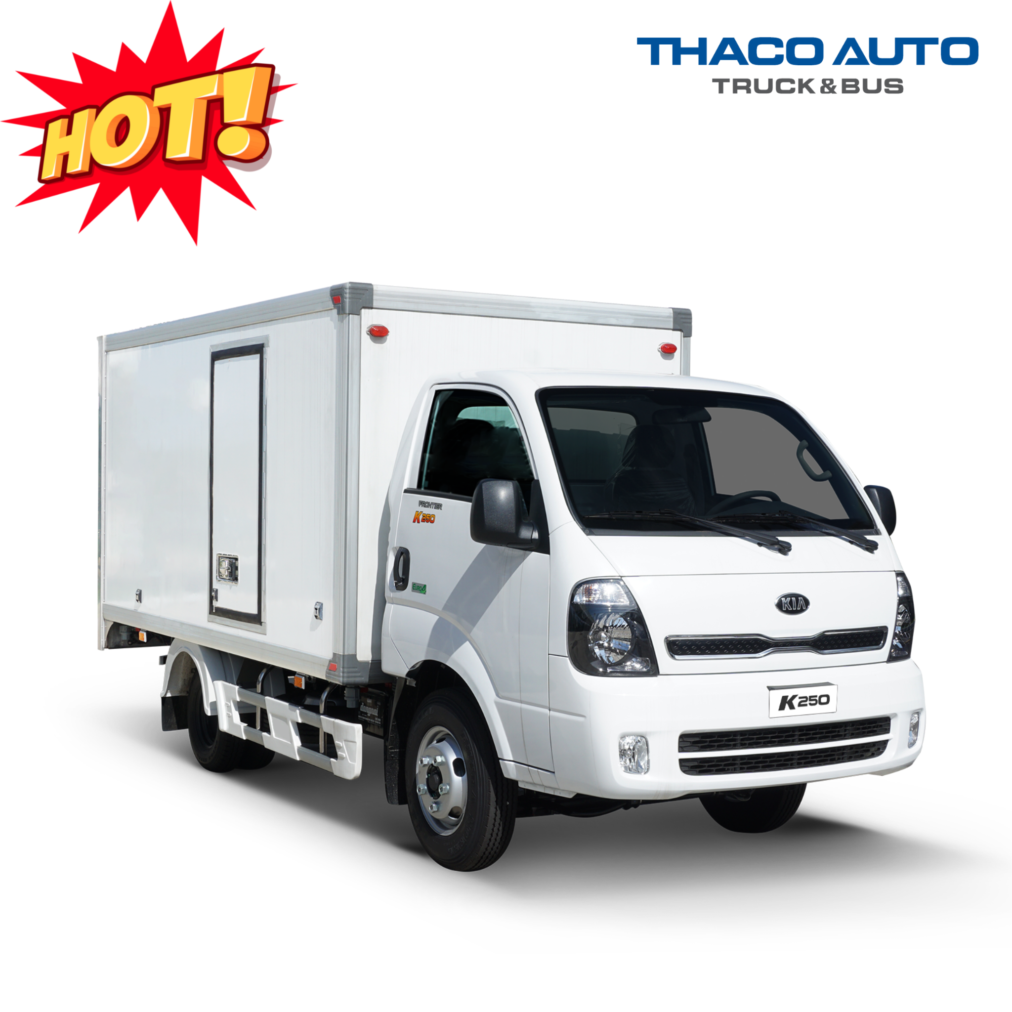 Xe tải Thaco - Xe tải KIA Frontier K250 - Thùng kín - 1.49/2.49 tấn ...