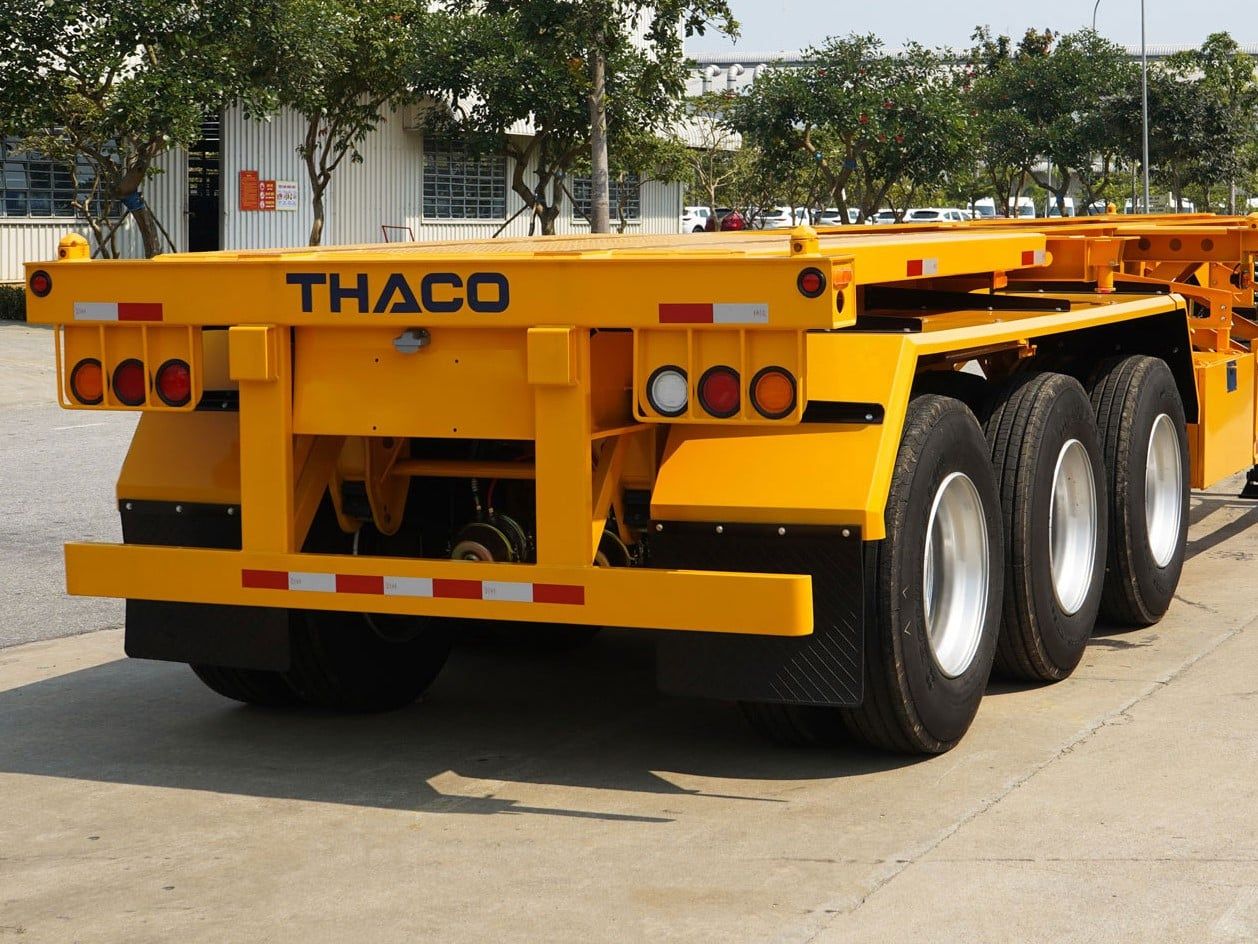 XE SƠ MI RƠ MOÓC THACO CHỞ CONTAINER 45 FEET | 3 TRỤC | 12 KHÓA – THACO ...