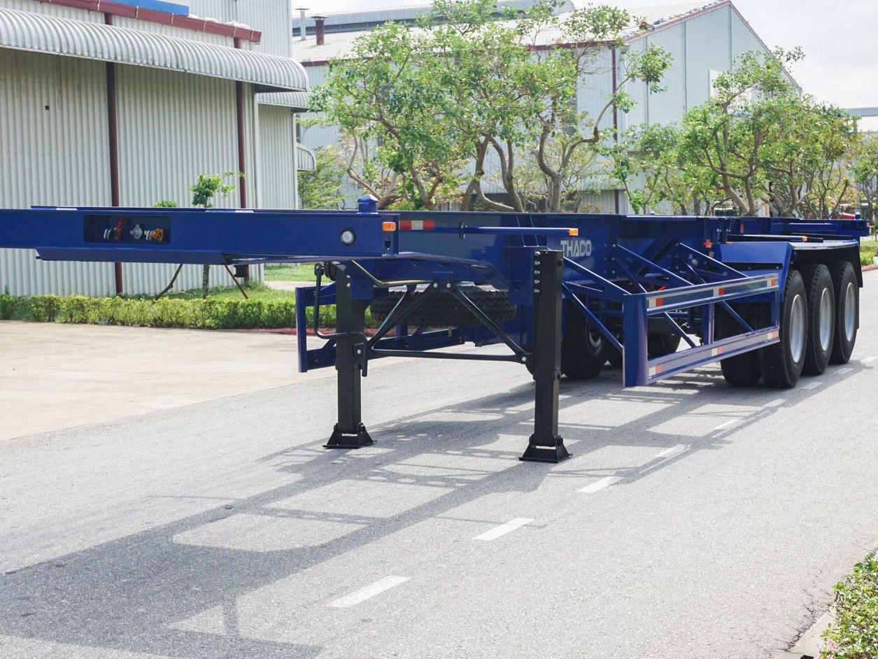 XE SƠ MI RƠ MOÓC THACO CHỞ CONTAINER 40 FEET | 3 TRỤC | 8 KHÓA – THACO ...