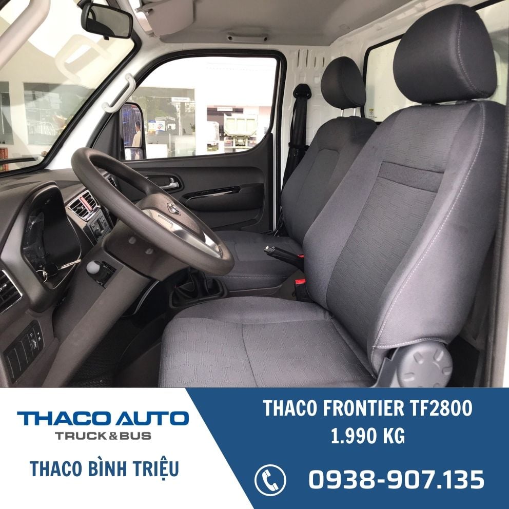 XE TẢI 1.9 TẤN THACO FRONTIER TF2800 - THÙNG KÍN - 1.990 KG – THACO ...