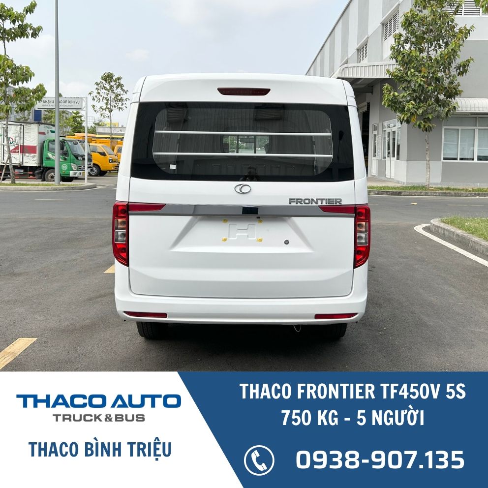 Thaco Frontier TF450V 5S | Xe van 5 chỗ | Xe đi thành phố giờ cao điểm ...