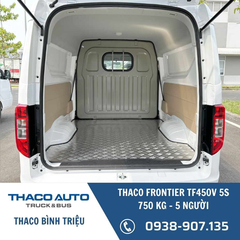 Thaco Frontier TF450V 5S | Xe van 5 chỗ | Xe đi thành phố giờ cao điểm ...