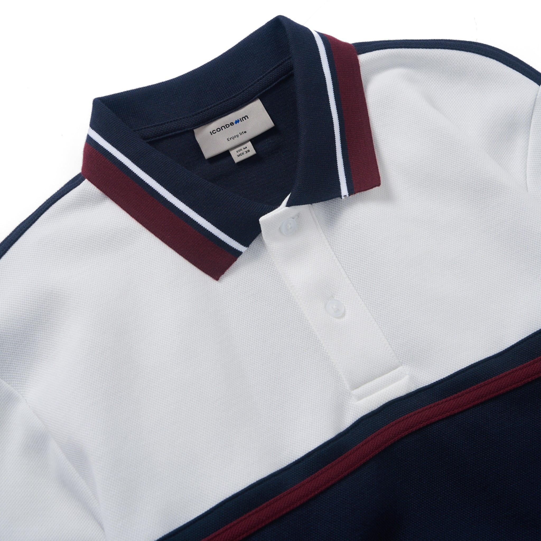 Áo Polo Nam Phối Màu Sleeves Colors Mixed Form Oversized