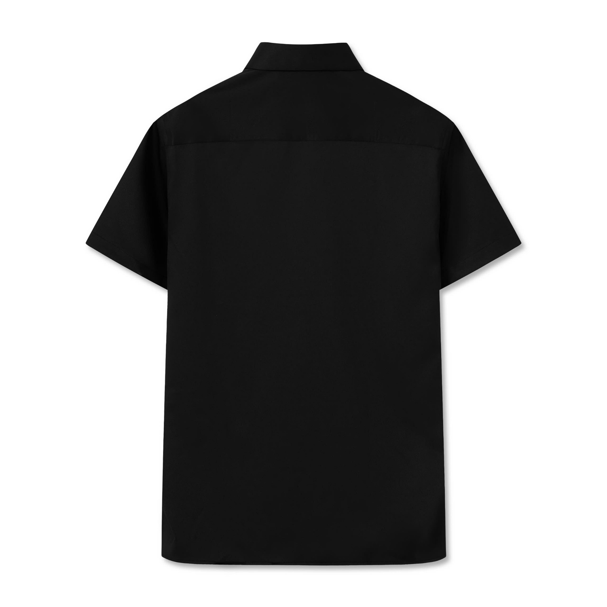 Áo Sơ Mi Poly Nam Tay Ngắn Trơn Signature Form Slim