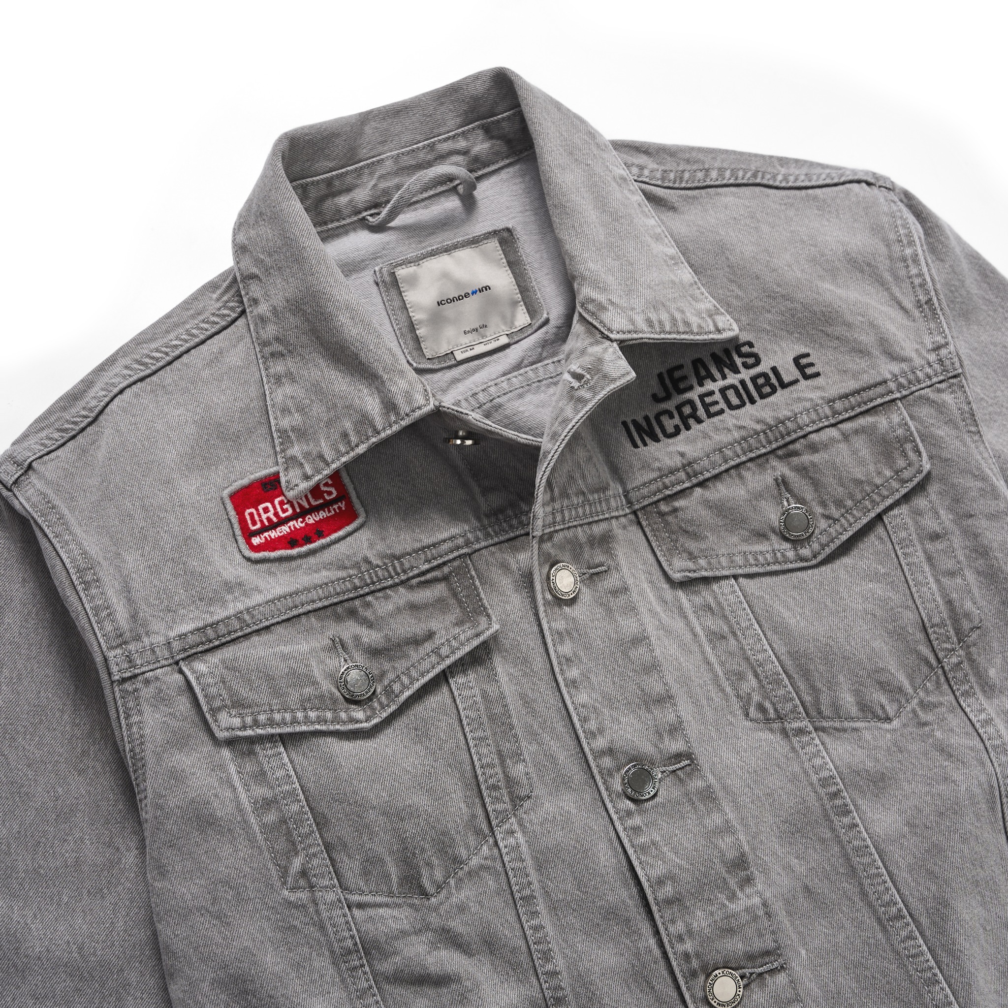 Áo Khoác Jean Nam Hoạ Tiết Incredible Form Regular