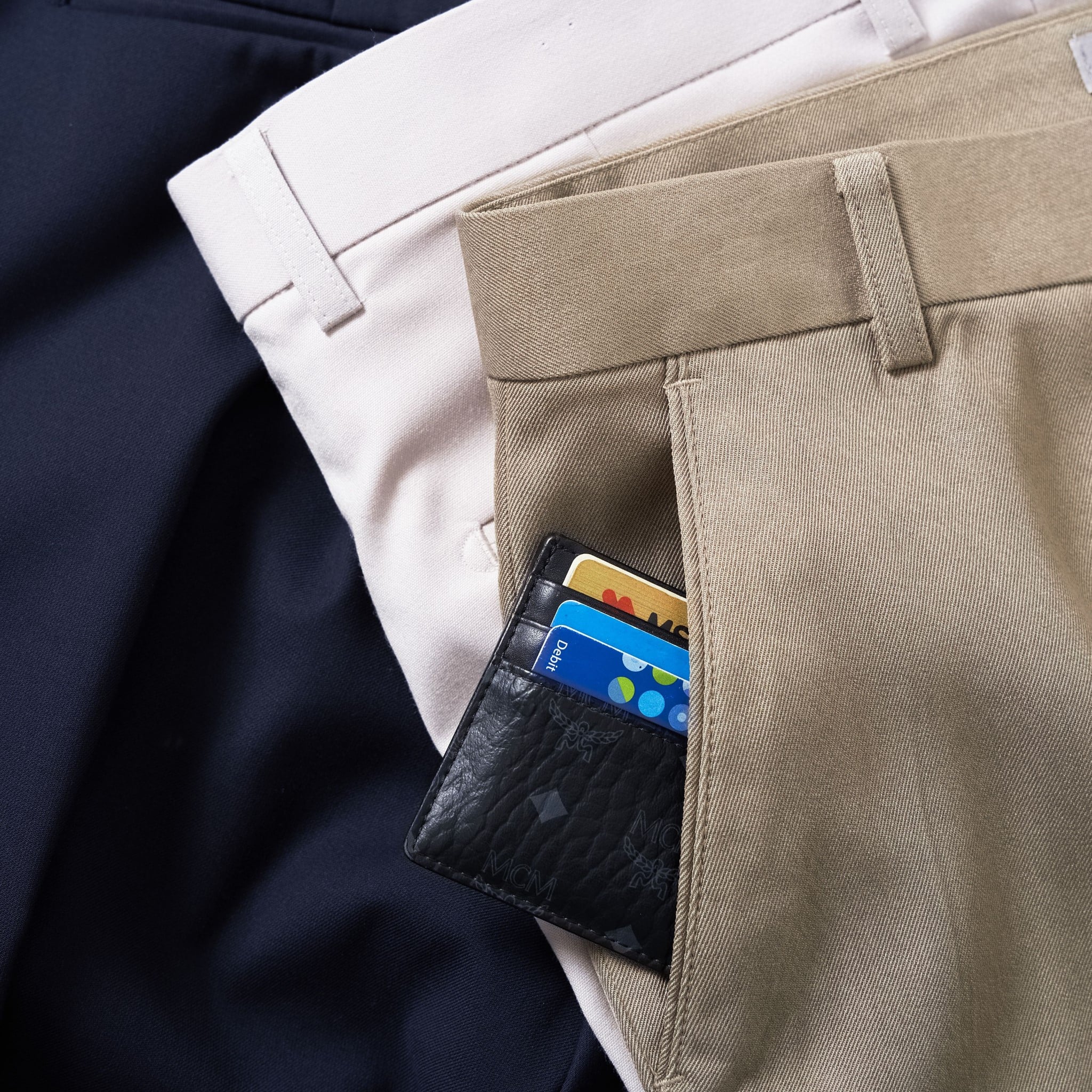 Quần Tây Nam Ống Ôm Embroider Back Pocket Form Slim