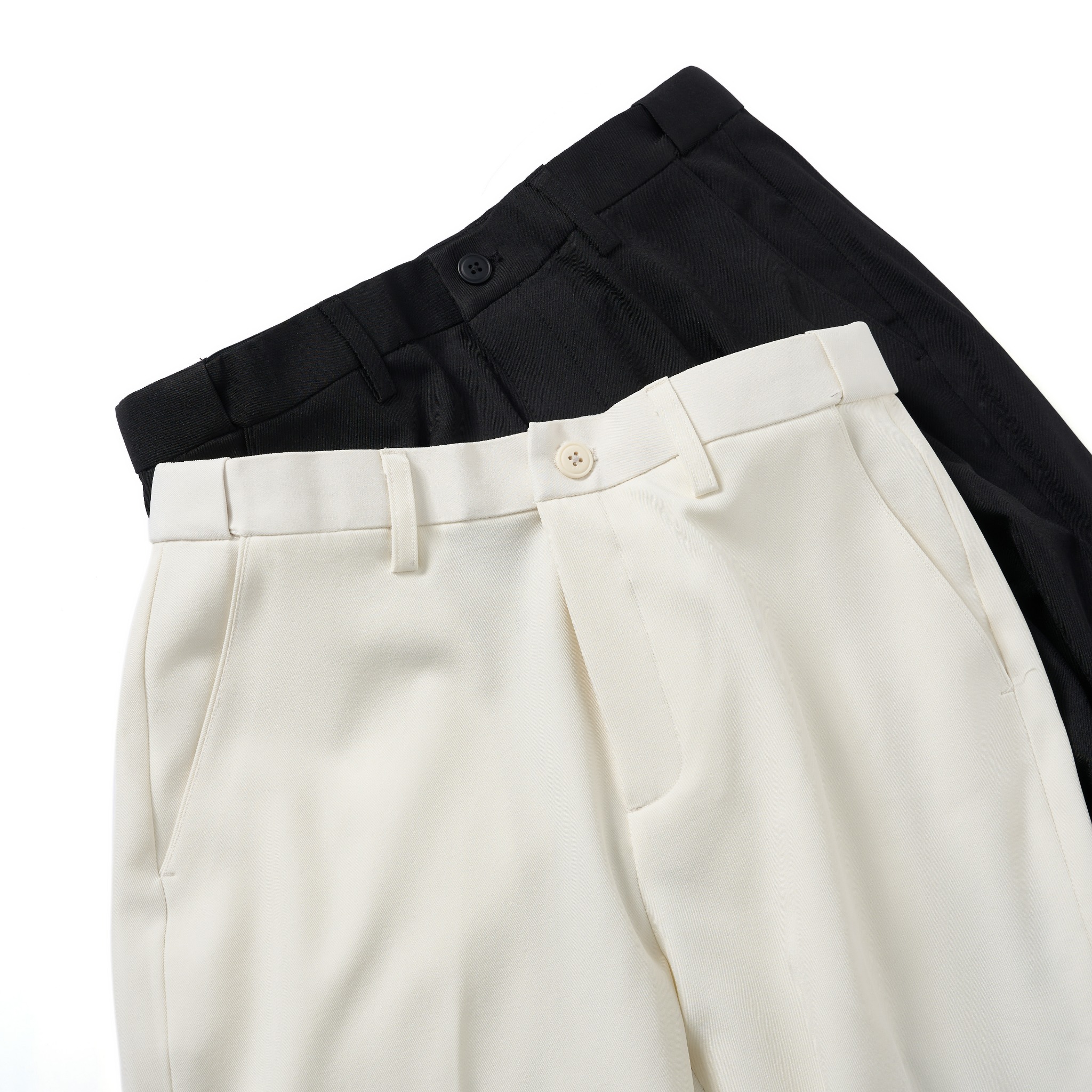 Quần Tây Nam Ống Suông Hidden Elastic Side Waist Form Straight