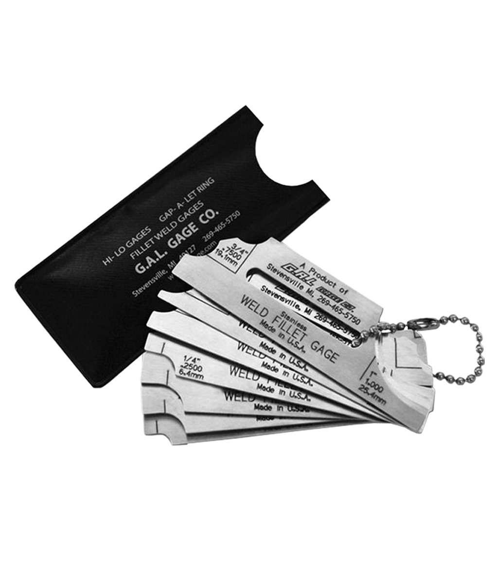 Bộ thước đo mối hàn Fillet Metric CAT#8 GAL Hàng nhập khẩu Mỹ G.A.L Co ...