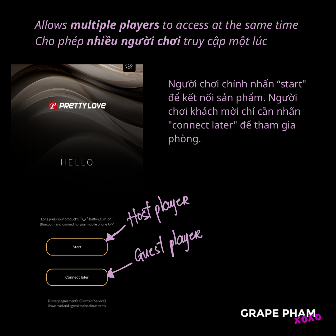 Trứng rung kết nối App Pretty Love – GRAPE PHAM