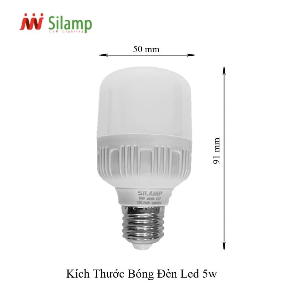 BÓNG ĐÈN LED 5W E27 | BÚP TRỤ LED 5W E27 – Đèn Led Silamp
