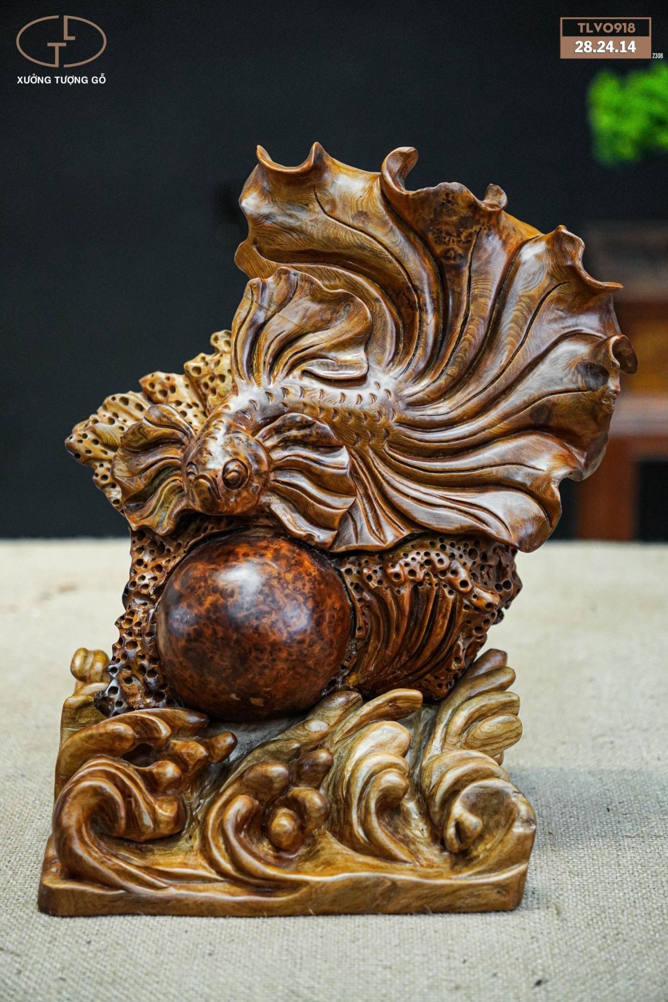 cá xiêm nu hương – Xưởng Tượng Gỗ