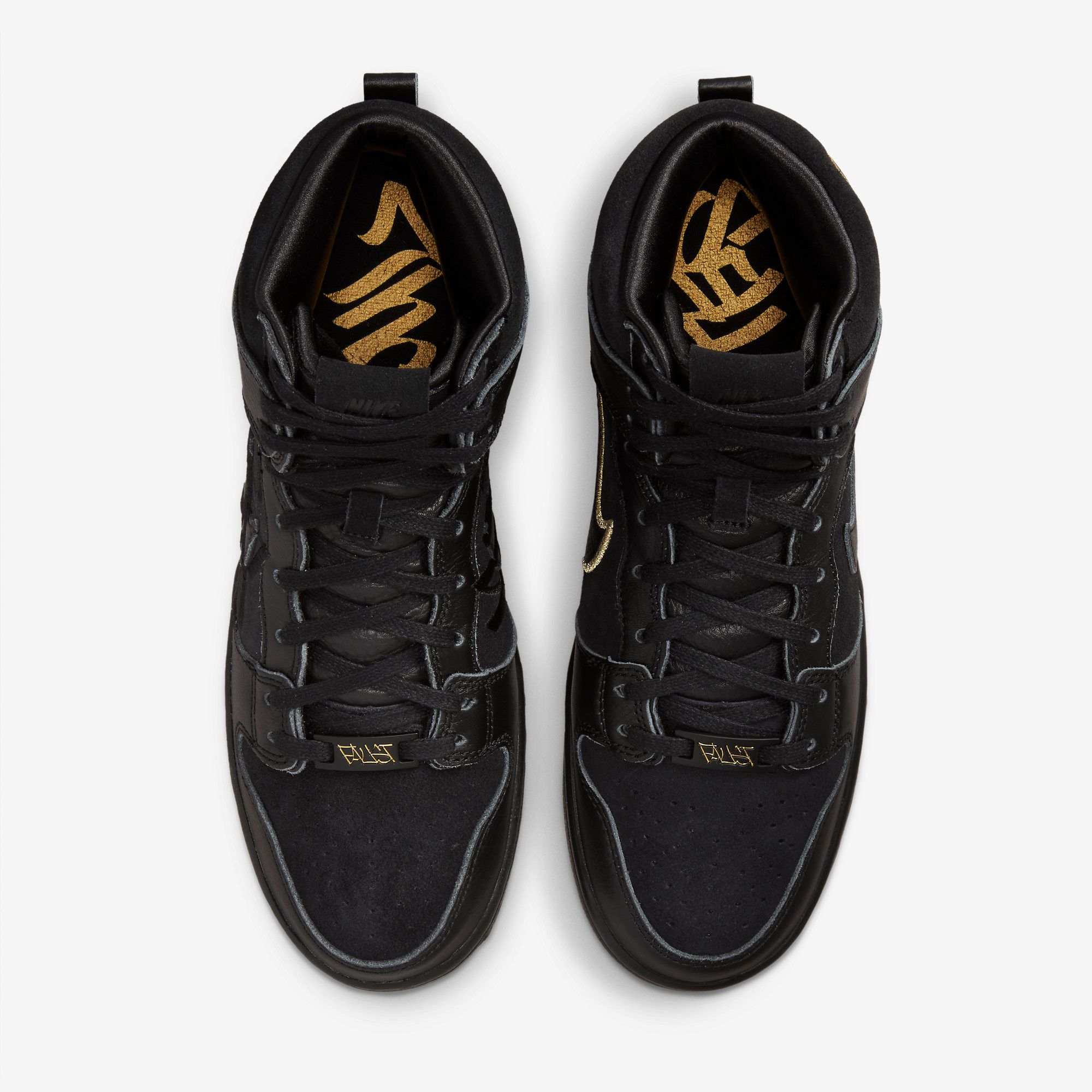 FAUST x Nike SB Dunk High - Black/Metallic Gold – Online Sneaker Store