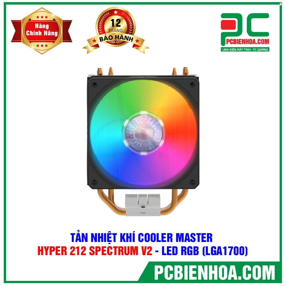 TẢN NHIỆT KHÍ COOLER MASTER HYPER 212 SPECTRUM V2 LED RGB – PCBIENHOA