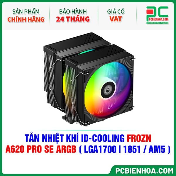 TẢN NHIỆT KHÍ ID-COOLING FROZN A620 PRO SE ARGB ( LGA1700|1851 / AM5 ...