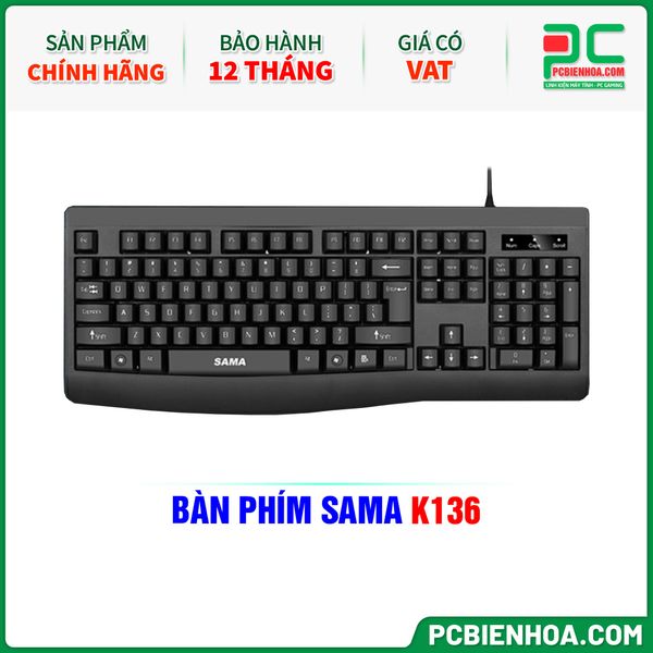 BÀN PHÍM SAMA K136 – PCBIENHOA