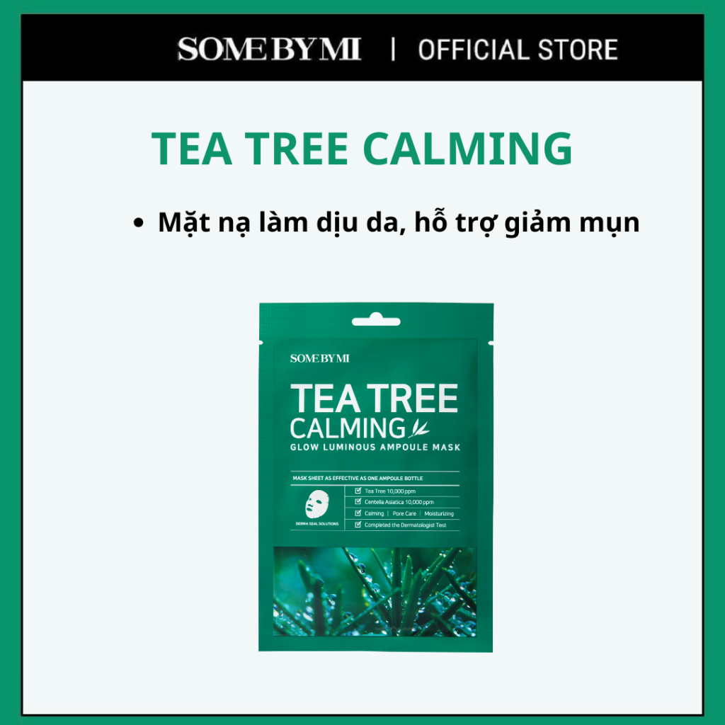 Some By Mi Tea Tree Calming Sheet Mask 25g THƯƠNG HIỆU MỸ PHẨM HÀN QUỐC ...
