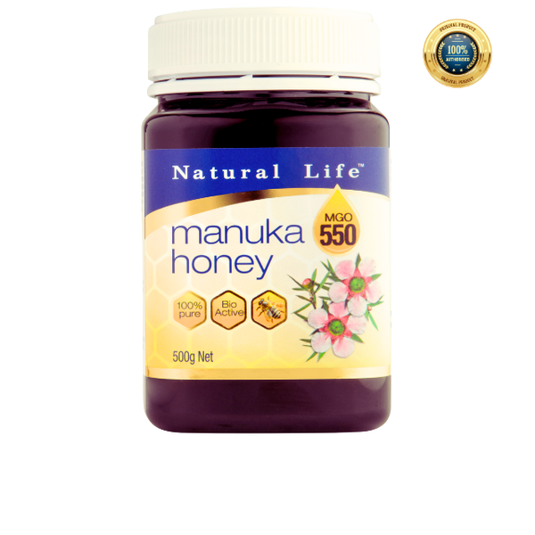 Mật ong thiên nhiên Manuka Honey Natural Life Úc (MGO 550/15+) 500g ...