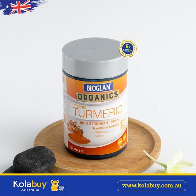 Viên uống chiết xuất nghệ Bioglan Superfoods Turmeric 1000mg 100 viên ...