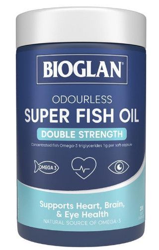 Bioglan Odourless Super Fish Oil Double Strength 200 Capsules – Kolabuy ...