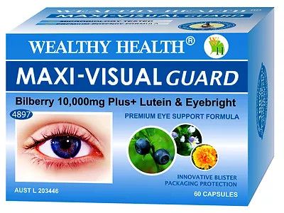 Viên uống bổ mắt Wealthy Health - Maxi Visual Guard 60 viên – Kolabuy ...