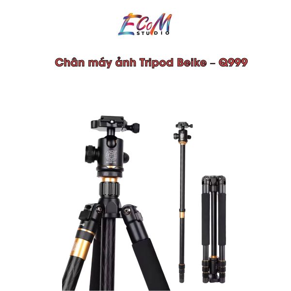 Chân máy ảnh chuyên nghiệp Tripod Beike – Q999 – Ecom Studio