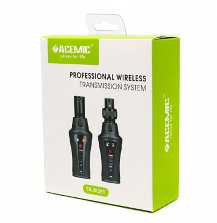 Acemic TR – 20 Set Micro Không Dây UHF Hệ Thống Bộ Phát – Bộ Thu Không ...