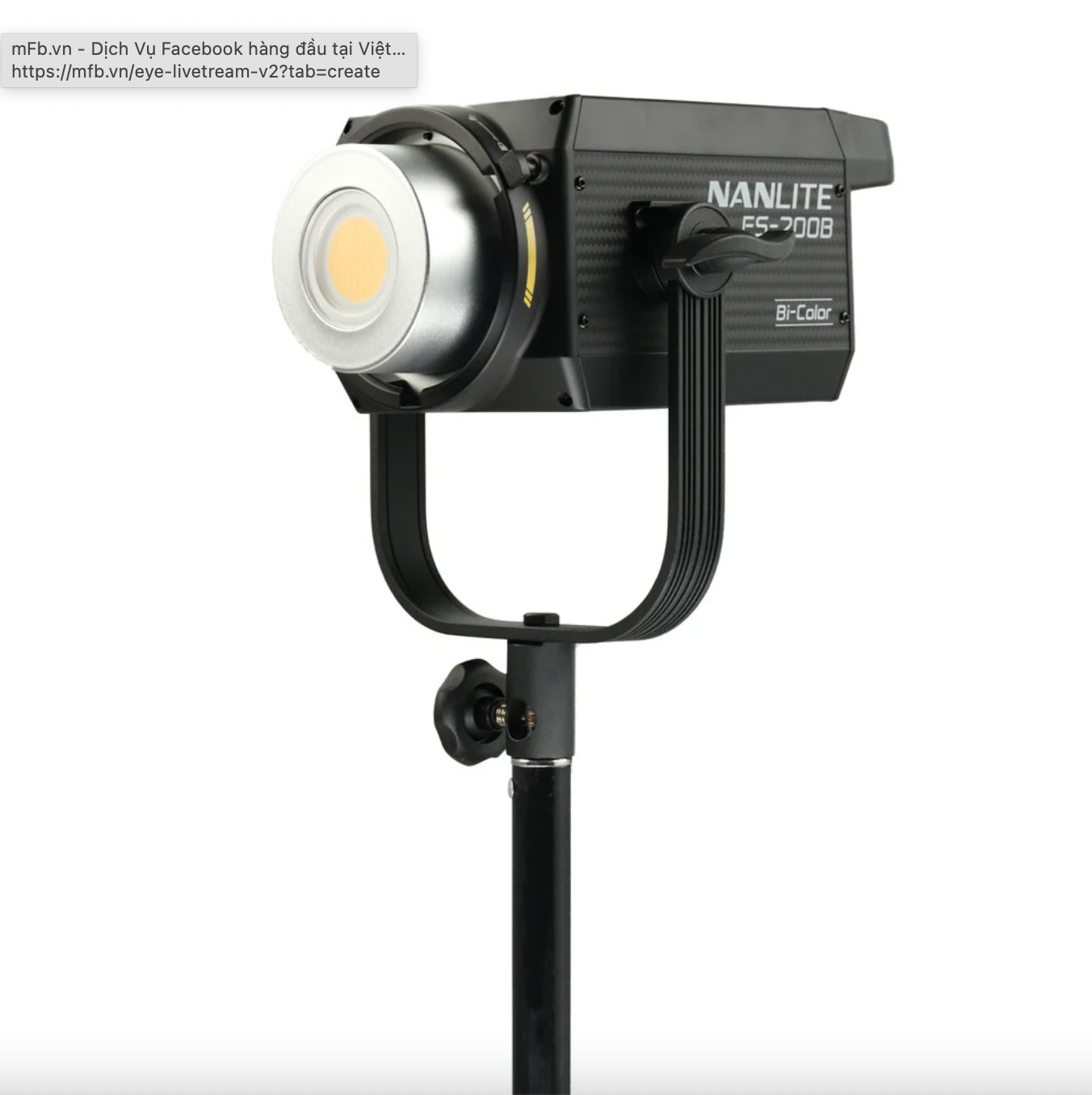 Nanlite FS200B Bi-Color Spot Light - Hai tone màu Lạnh/ Ấm – Ecom Studio