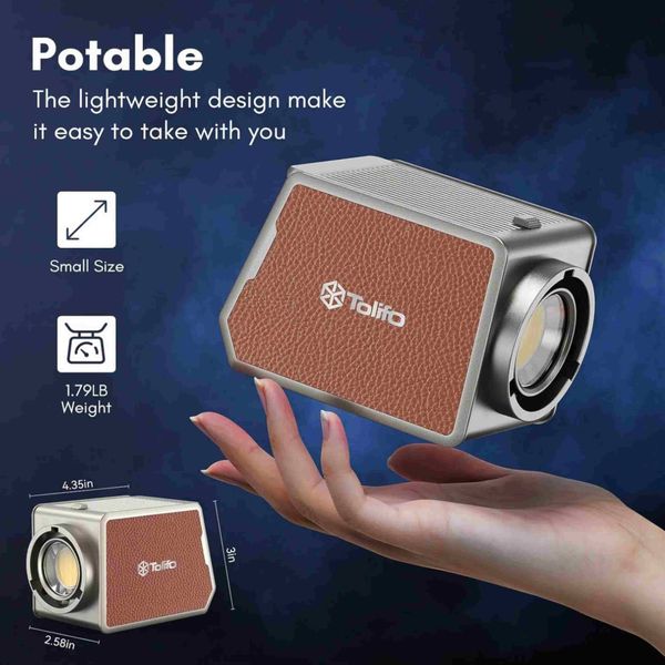 Đèn Led Tolifo PL-100B Hàng chính hãng trong livestream và quay chụp ...