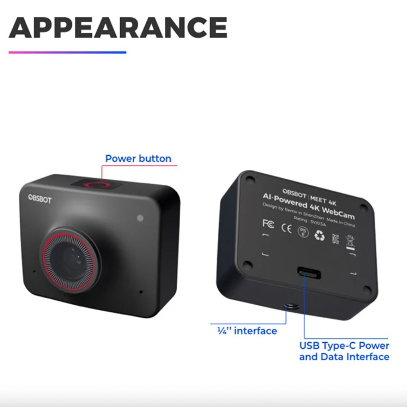 Obsbot Meet 4K Webcam – Ecom Studio