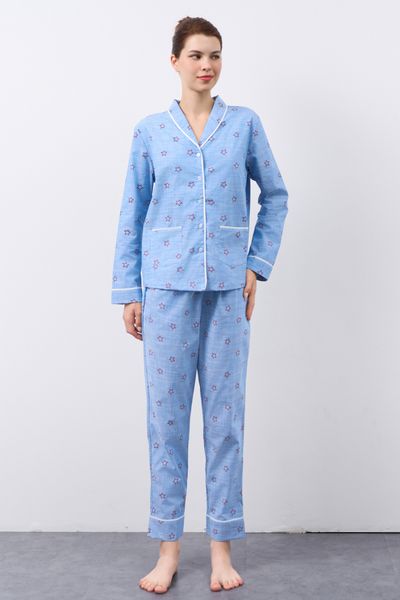 BKD162W81- BỘ KATE DÀI – VINCY - Thời Trang Mặc Nhà Cao Cấp